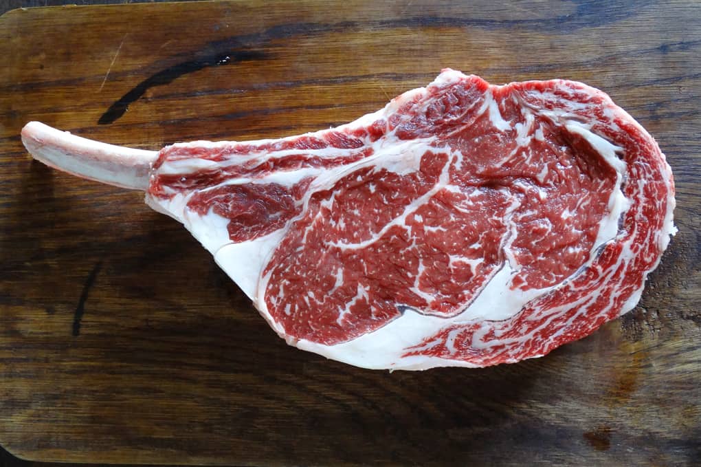 Westholme Wagyu Beef MB 4-5 Rib Eye On The Bone 800g - Haverick Meats